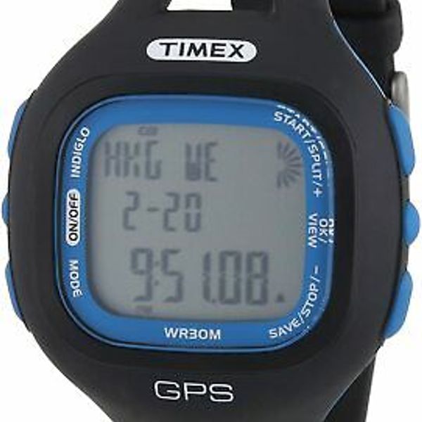 Timex Marathon Men's Rubber Resin Case Mineral Glass Quartz Watch ...