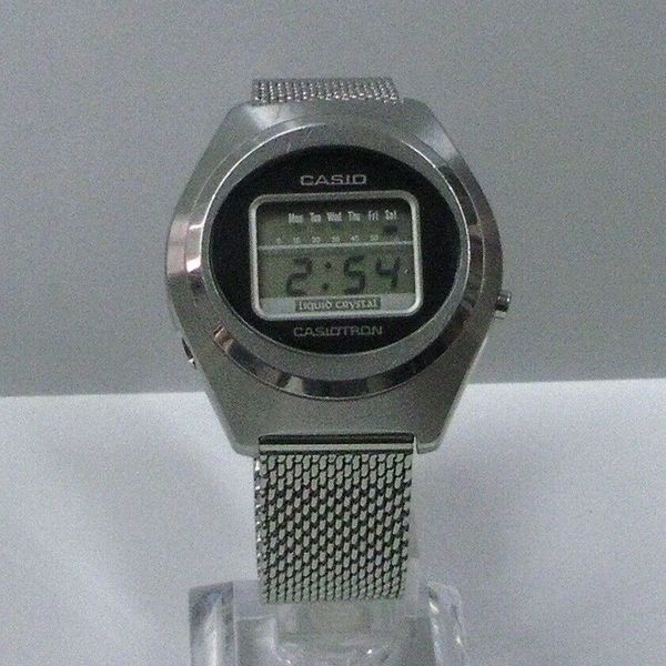 Vintage Casio CASIOTRON 01-501 Men's Digital Silver Watch Japan Rare ...