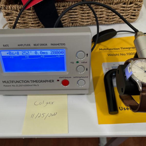 [WTS] Weishi 1000 Timegrapher | WatchCharts Marketplace