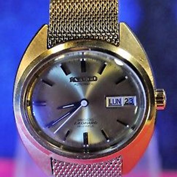 "KYOTO-CITIZEN" ~ 28J LEOPARD cal.7230 RARE Vtg MEN's AUTOMATIC WATCH c ...