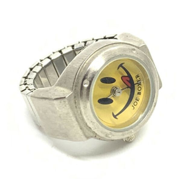 Timex Unisex Joe Boxer 1996 Vintage Smiley Ring Metal Bezel Quartz ...