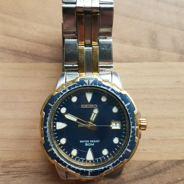 Rare Seiko 7n42-8229 Men's Quartz Diver Watch Sport 50M | WatchCharts