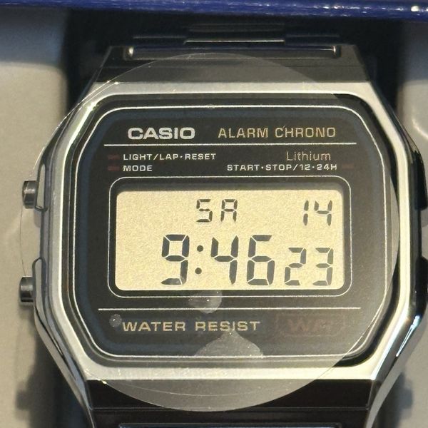 NEW Casio A158WA-1 Water Resistant Digital Watch | WatchCharts Marketplace