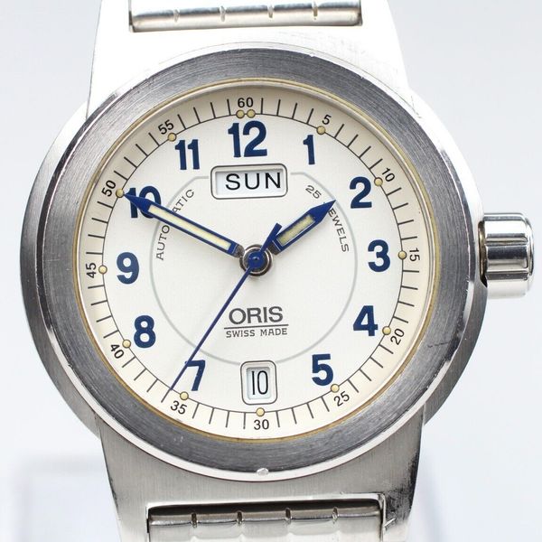 *EXC+5* ORIS Big Crown 7500 Silver Dial Day/Date Automatic AT Men's ...