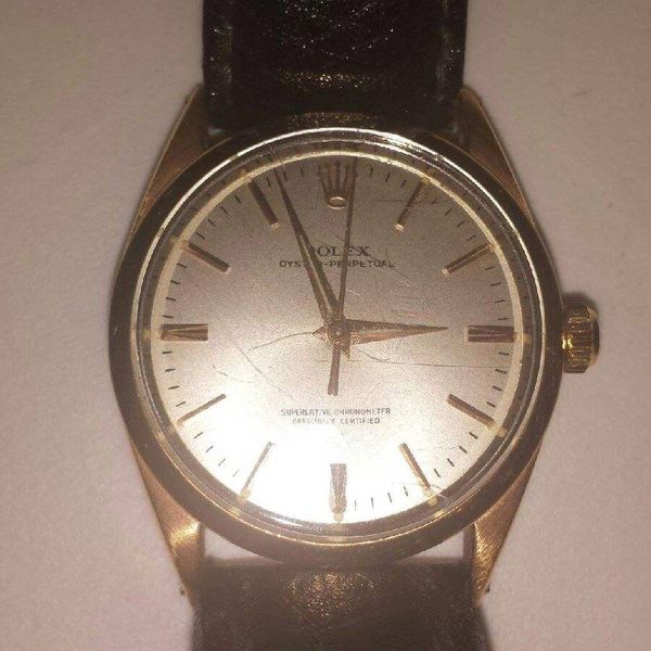 Rolex Vintage Men's Watch 1960 Rose Gold Cap Oyster perpetual ...