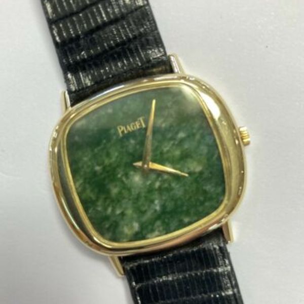 Mens / Womans Piaget 18k Gold Spinach Jade Dial Watch | WatchCharts