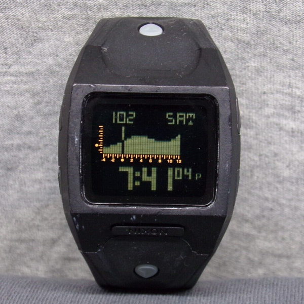 Men's NIXON "The Lodown" Digital Surf Watch w/ New Battery - Works ...