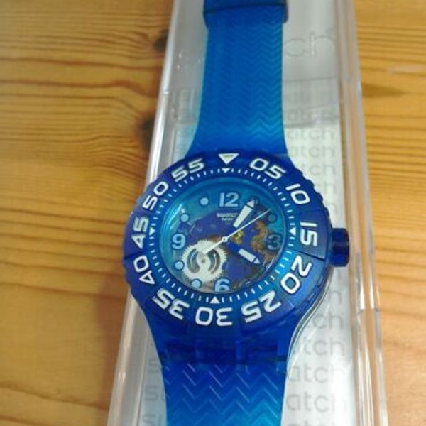 Swatch Scuba Libre La Nave Va SUUS 100 Watch | WatchCharts Marketplace