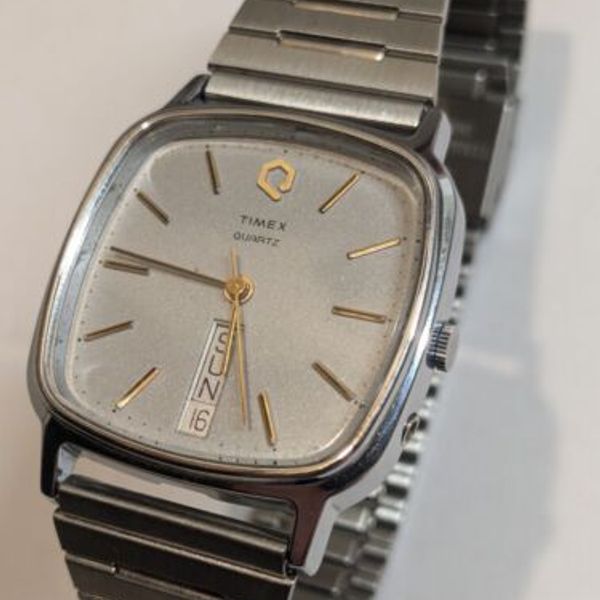 Vintage Timex M Cell 1980s Mens Watch Runs New Battery | WatchCharts ...