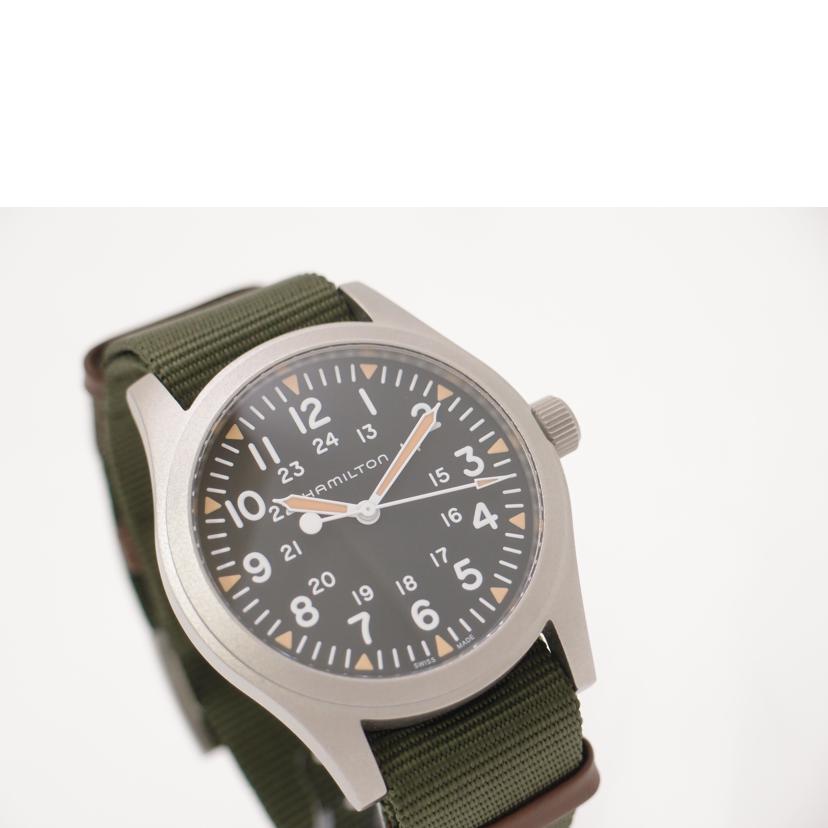 HAMILTON Hamilton watch mechanical men's textile belt/khaki field ...