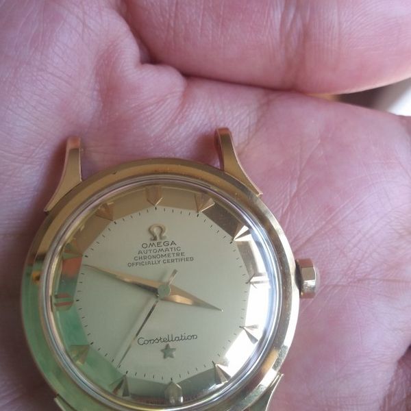 FS: Rarest Of All 18K Omega Constellation Deluxe Pie With 18K Flat Link ...