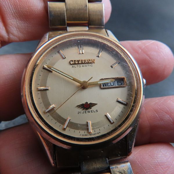Japan Citizen Eagle 7 Daydate Automatic Men Watch | WatchCharts Marketplace
