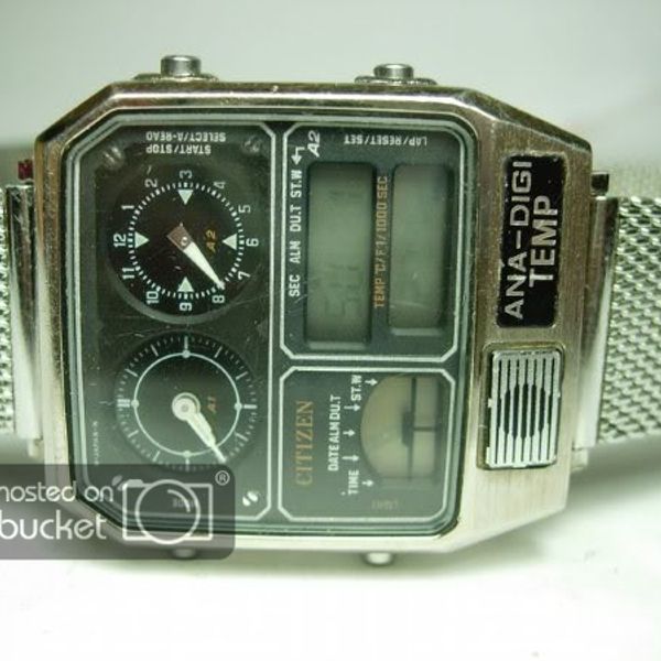 FS:Very Rare Vintage Citizen ANA-DIGI Temp Multifunction Watch ...