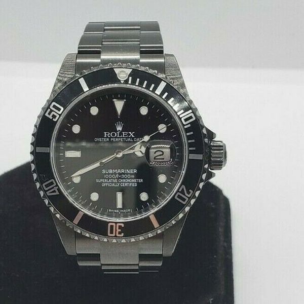 Rolex Submariner 16610T (No Lug Holes) PVD coated | WatchCharts Marketplace