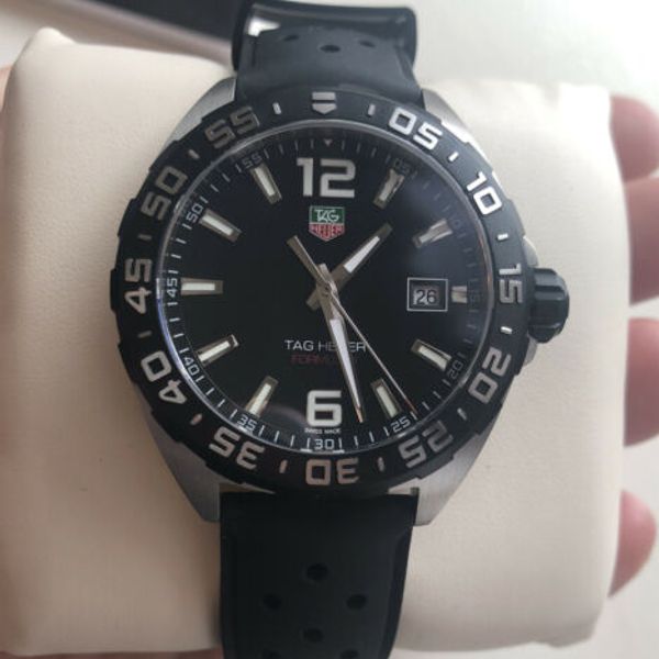TAG HEUER FORMULA 1 BLACK DIAL WITH BOX, Manual And Card. NEW MINT ...
