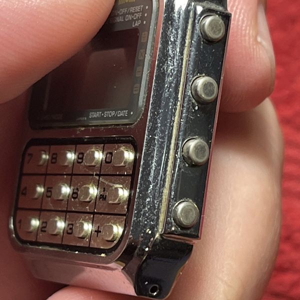Casio CA-851 Calculator Watch Invaders Game Vintage Japan 1982 RARE ...