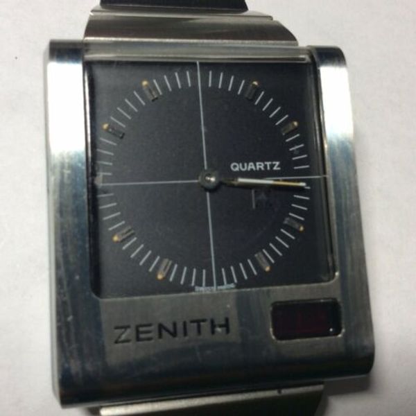 Zenith Futur Time Command Quartz AnalogDigital LED 1970's ,FOR REPAIR ...