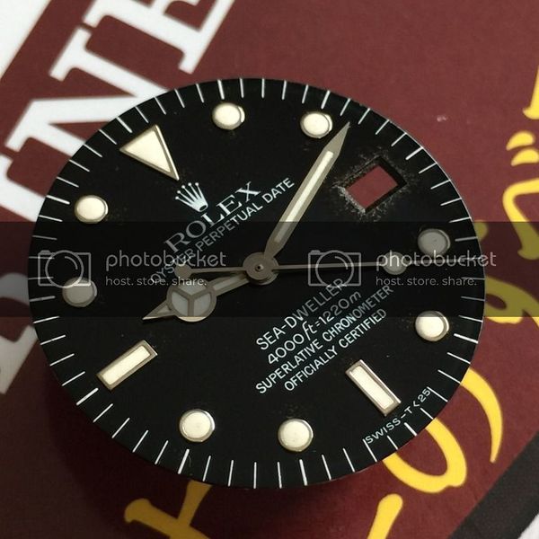 FS Rolex Sea-Dweller 16600 dial & hand sets / Tudor Submariner 79090/ ...