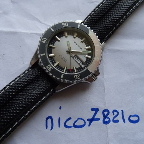 FS : Mirexal Submariner 80 s type Monnin 37mm - Swiss Made - ETA 2878 ...