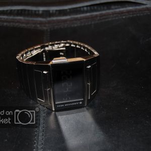 Junghans Mega 1000 Mit neun Armband Leder und Batterie Tolles Teil ...