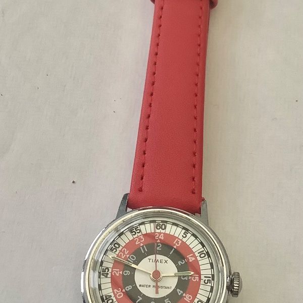 VINTAGE MECHANICAL TIMEX BULLSEYE WATCH 1971 WORKING. | WatchCharts ...