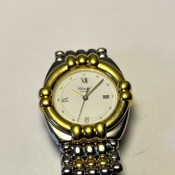 CHOPARD watch, Gstaad, steel/gold, quartz movement, ref.: 33/8120 ...