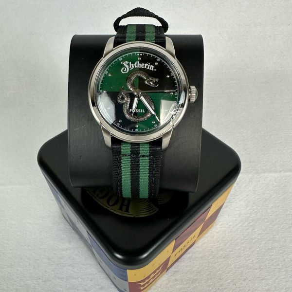 New Fossil Limited Edition Harry Potter Three-Hand Slytherinâ ¢ Nylon ...