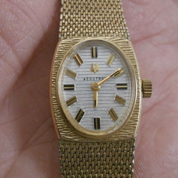 Vintage Bulova Accutron For Women N6 Original 10k Gold Filled Bezel ...