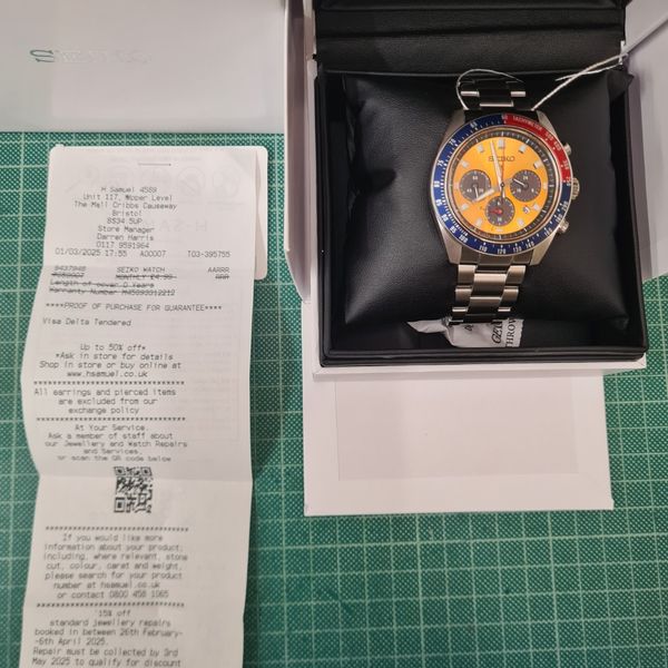 Seiko Prospex Pogue Solar Speedtimer Chronograph | WatchCharts Marketplace