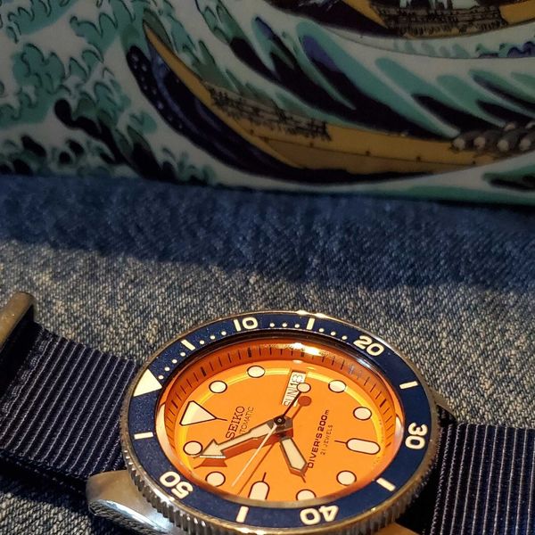 SEIKO SKX011 Orange Diver 200m Dive watch NH36 + upgrades | WatchCharts ...