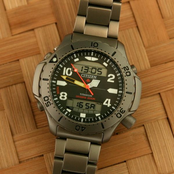 SOLD : Citizen Promaster Aquamount Titanium JP3050-55W full set ...