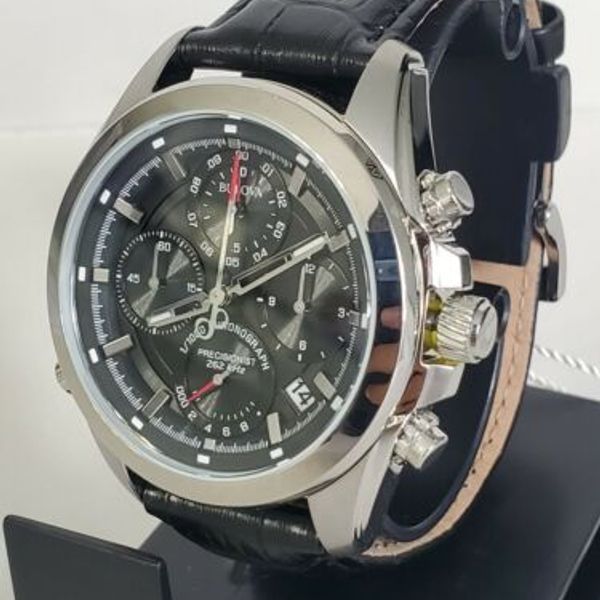 Excellent Bulova Precisionist 44mm multifunction 262khz mov' men's ...