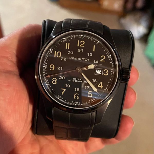 Hamilton Khaki Field Officer Automatic 44 H70685333 Price as of October ...