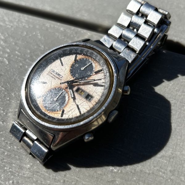 VINTAGE SEIKO 8138-8020 PANDA AUTOMATIC FOR RESTORATION PROJECT ...