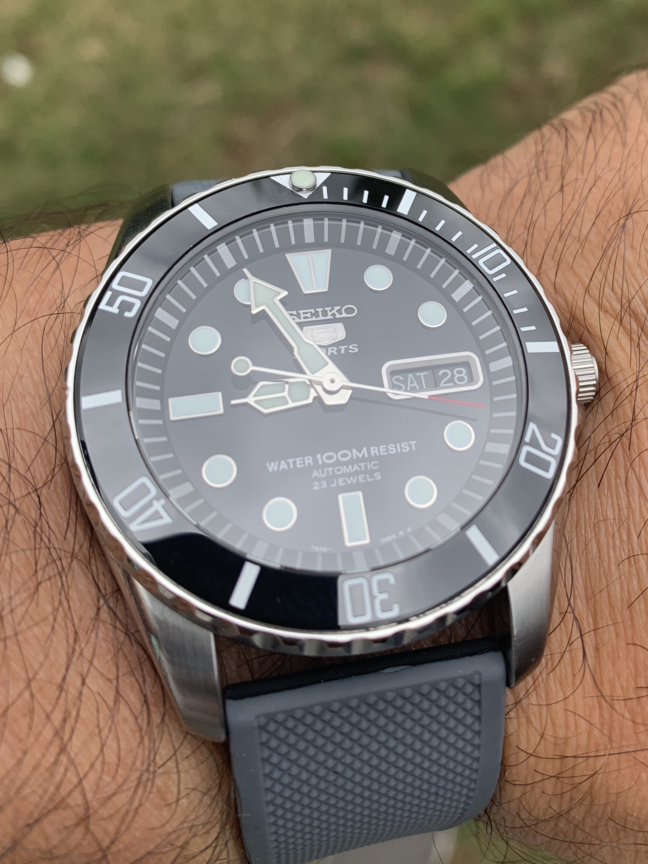 Seiko SNZF17 Grand Urchin - sapphire, ceramic, GSD hands, signed crown ...