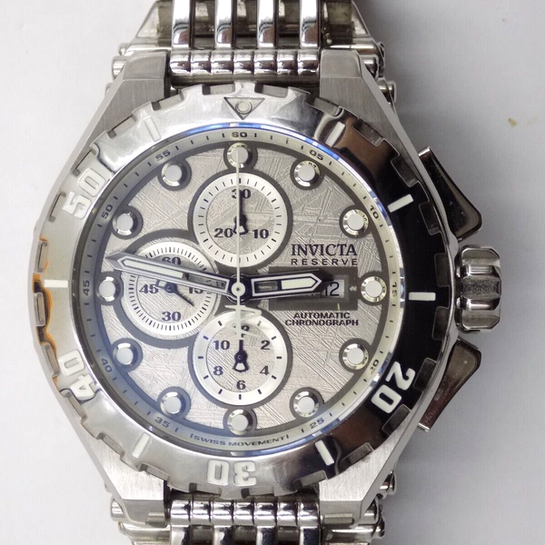 Invicta Reserve Excursion 45206 Valjoux 7750 Swiss Automatic Meteorite ...