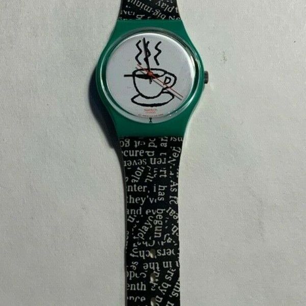 SWATCH - GG121 - Cappuccino - 1993 - Swatch Watch Designed By Jennifer Morla | WatchCharts ...