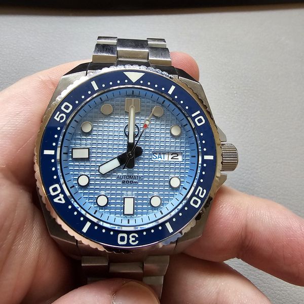 [WTS/WTT] Islander Ice Blue ISL-67 automatic dive watch 200m Sapphire ...