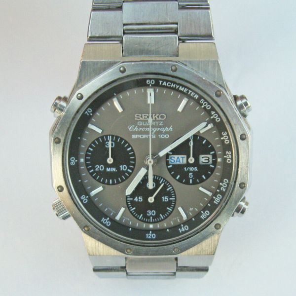 Seiko 7A38-7029 Chronograph Watch Sports 100 | WatchCharts Marketplace