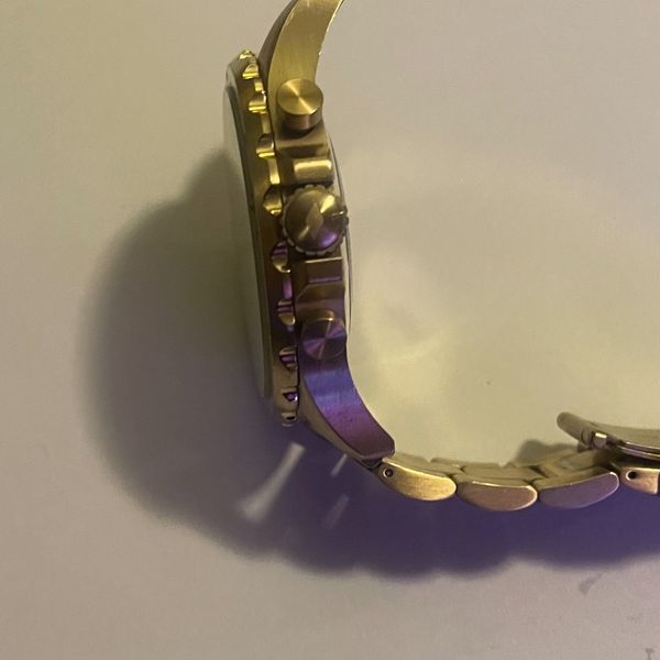 Fossil Q Hybrid Smartwatch Men's Nate Gold-Tone! Needs a pin for the ...