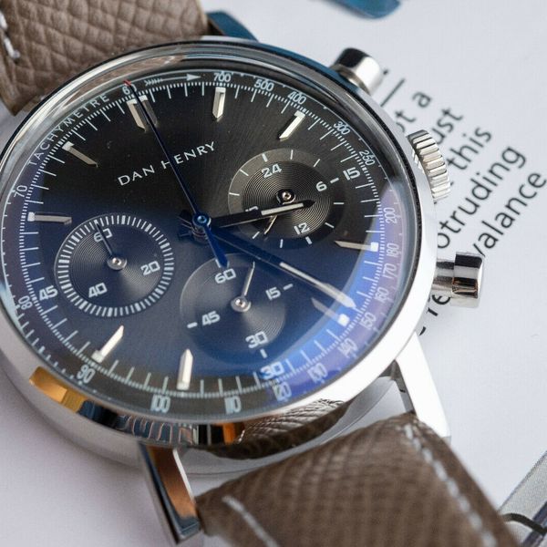 Dan Henry 1964 Gran Turismo Chronograph Slate Grey Tricompax Excellent ...