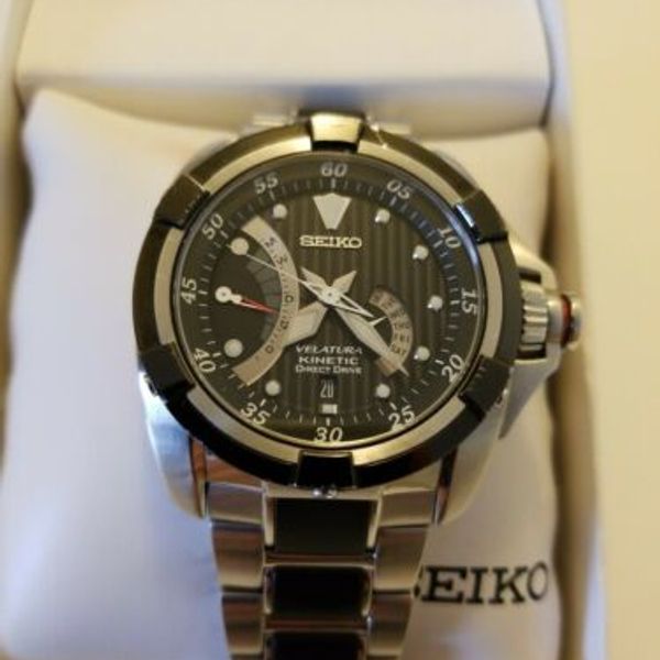 Seiko Velatura Kinetic Direct Drive Men's Watch SRH005P1 | WatchCharts ...