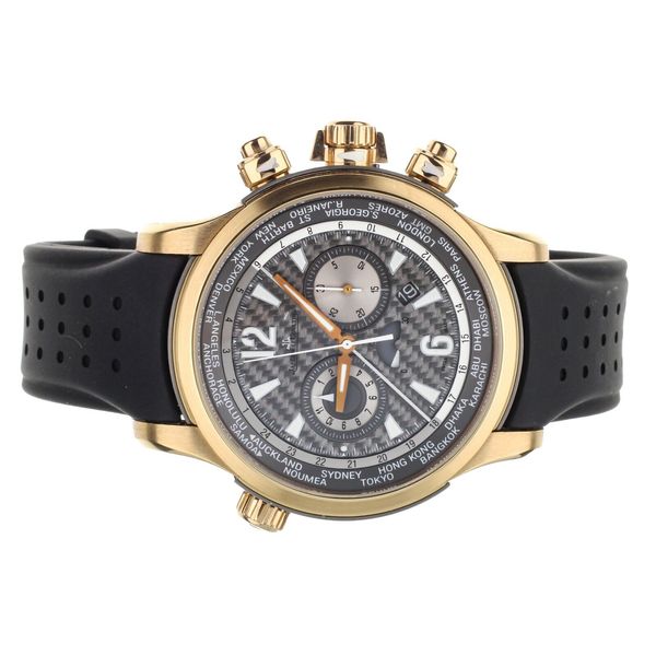 Jaeger LeCoultre Master Compressor Geographic Rose Gold Carbon 46mm ...