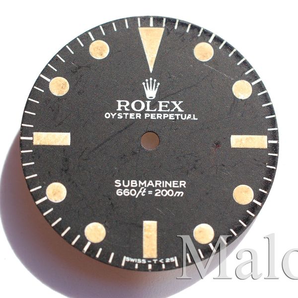 FS: Maxi Mk. V Matte Dial with Patina (Dial Only) for Rolex Submariner ...