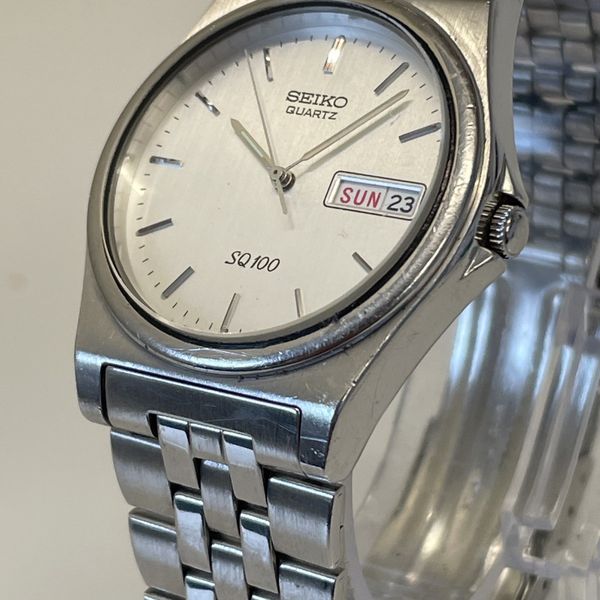 Seiko SQ100 Gents Quartz Watch - Cal 7N43 (2002) | WatchCharts Marketplace
