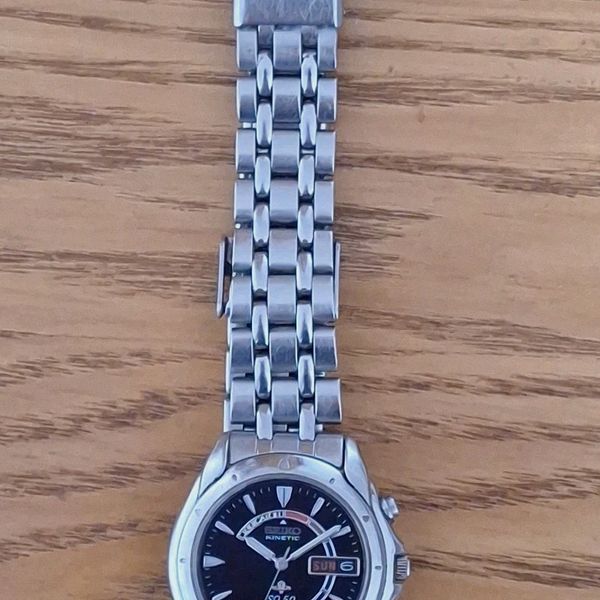 Mens Seiko Kinetic Automatic Watch | WatchCharts Marketplace