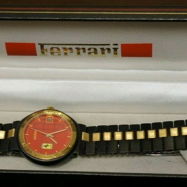 FERRARI CARTIER FORMULA WATCH SWISS MADE COLLECTORS ITEM VINTAGE 1980's ...