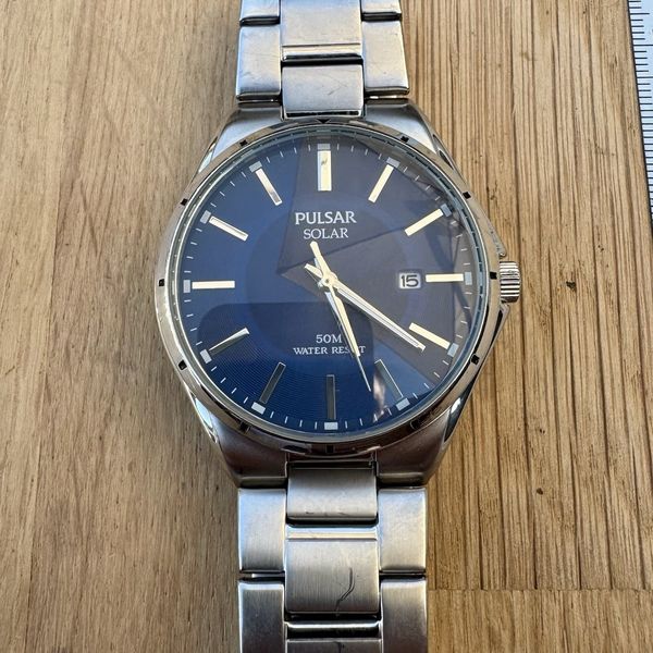 Pulsar By Seiko Solar Menâ s Watch - Ref: AS32-X011 - 41mm - New ...
