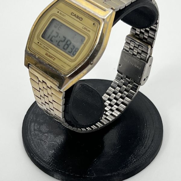 Vintage Casio Gold Lithium Quartz Digital Watch - New Battery B210G ...