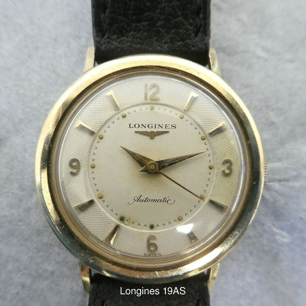 Longines Automatic Wristwatch Movement 19AS Gold Plated Case | WatchCharts